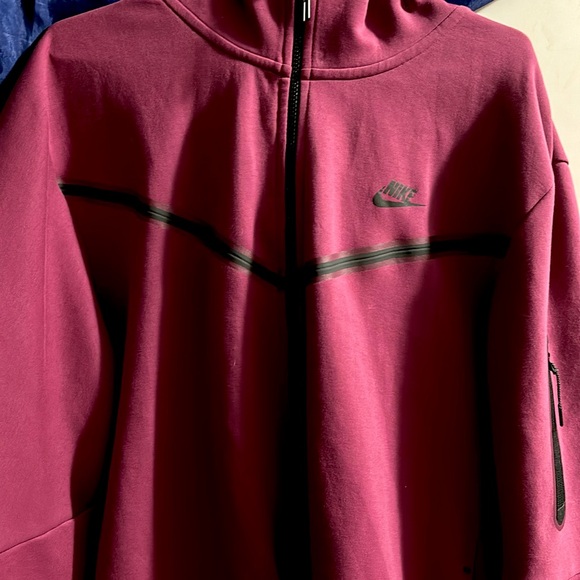 Nike | Sweaters | Nike Tech Fleece Maroon Color | Poshmark